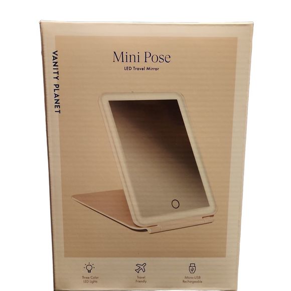 Vanity Planet | Bath & Body | Vanity Planet Mini Pose Led Travel Mirror ...